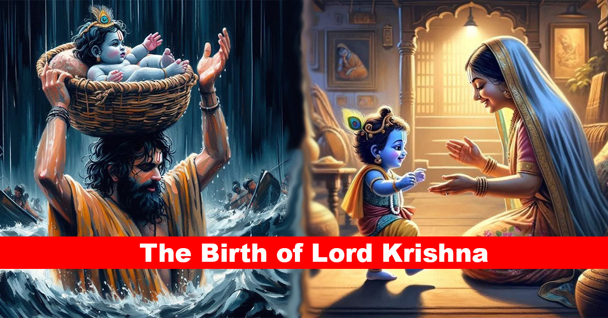 The Birth of Lord Krishna: A Divine Tale of Love, Devotion, and Miracles